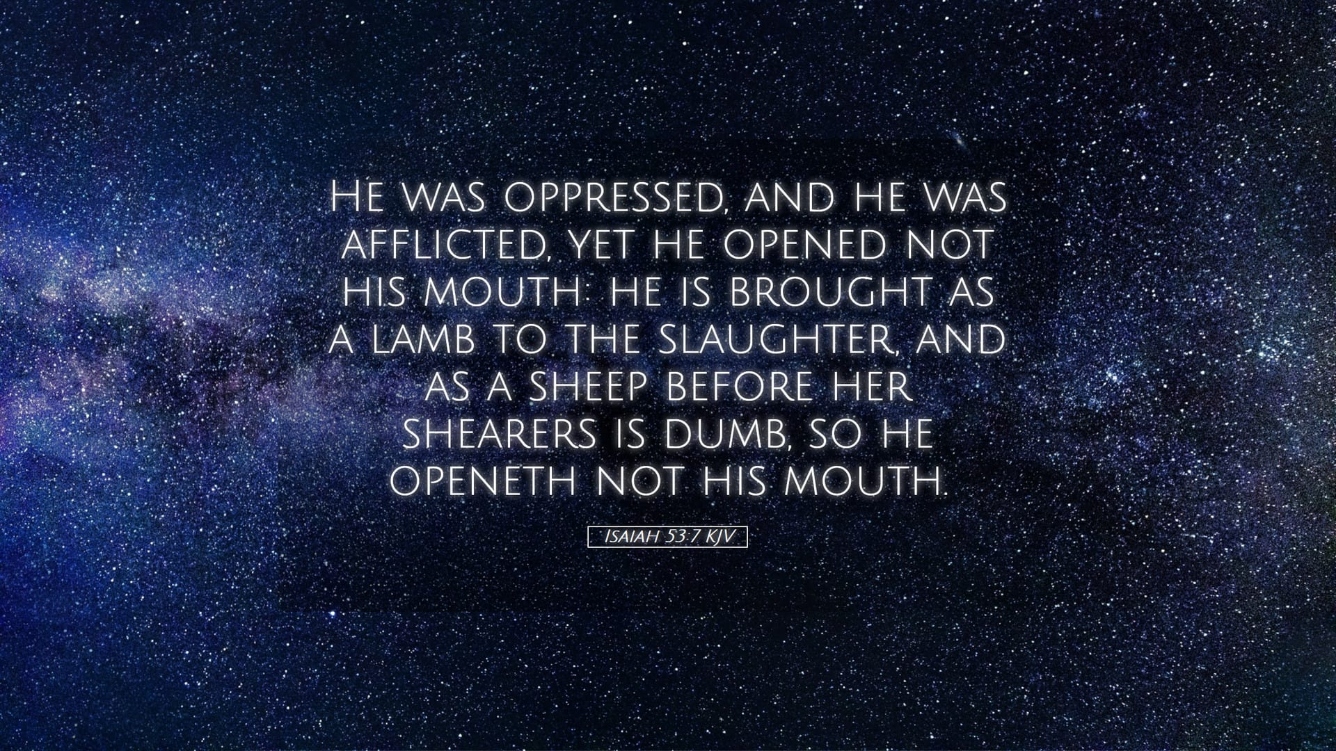 Isaiah 53:7 | Verse of the Day