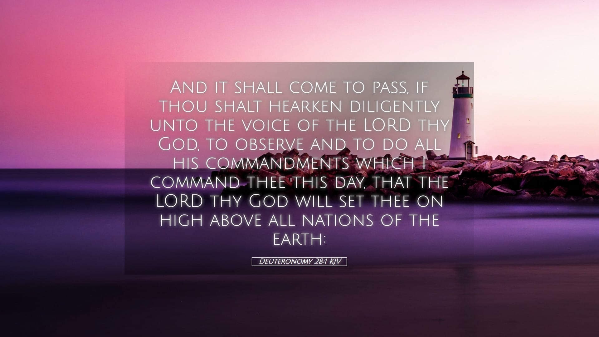 Deuteronomy 28:1 | Verse of the Day